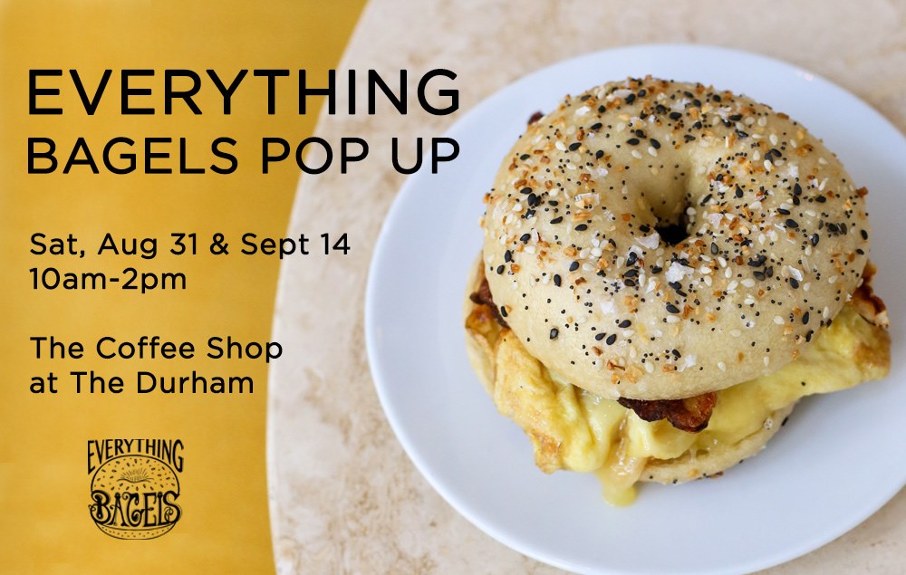 Weekend Pick: Bagel Pop Up at Durham Hotel This Saturday! | The ...